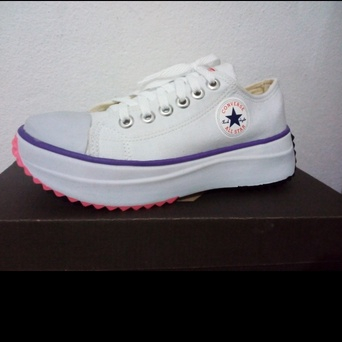 Tênis All Star Chuck Taylor feminino casual tratorado | Shopee Brasil