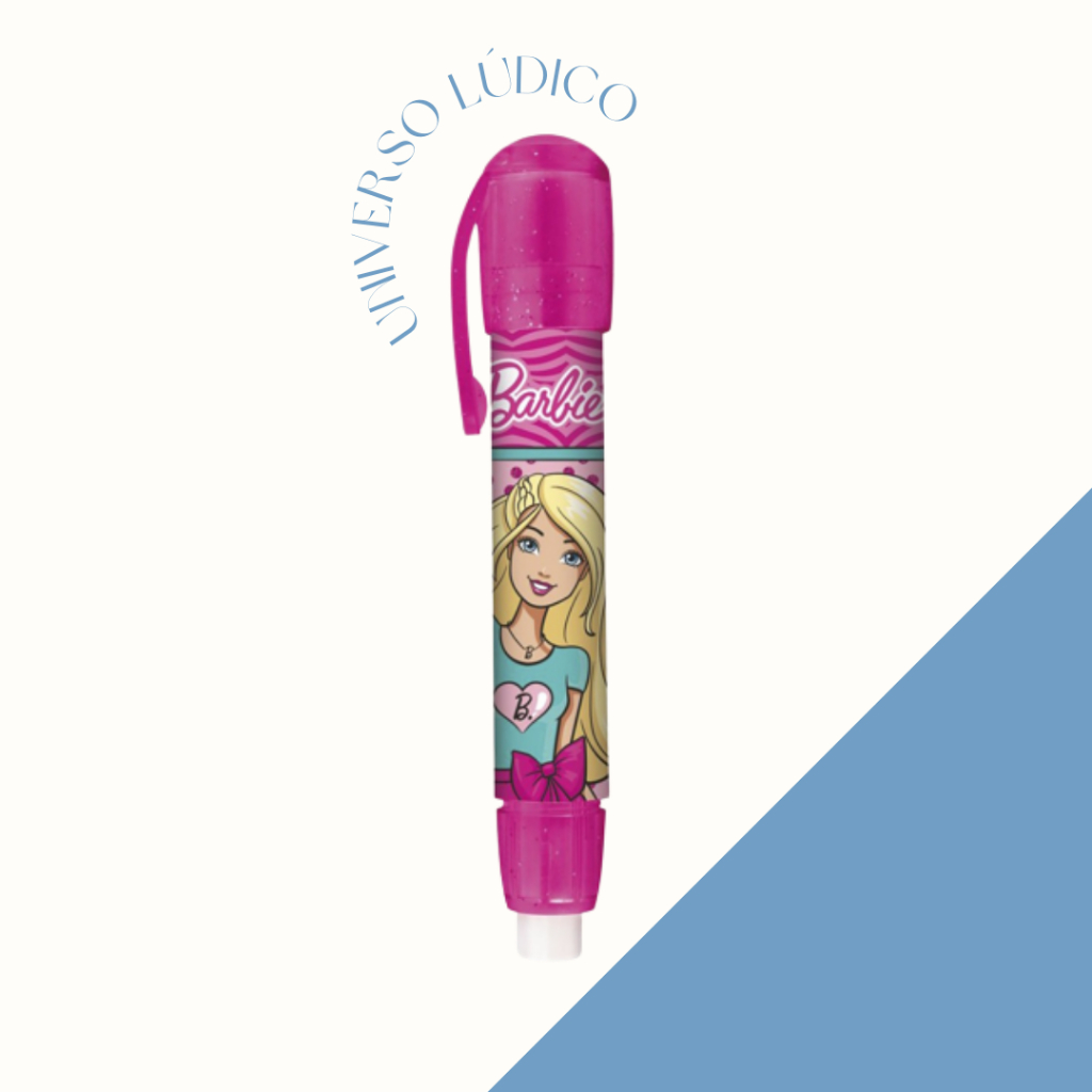 Caneta Borracha retrátil - Barbie | Shopee Brasil