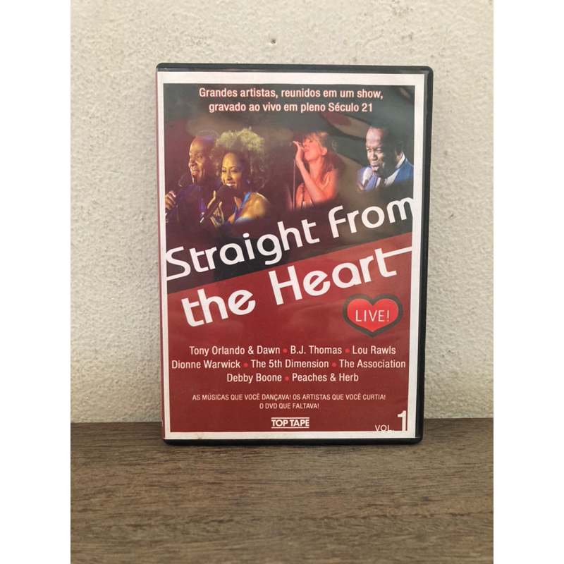 Dvd Straight from the heart | Shopee Brasil