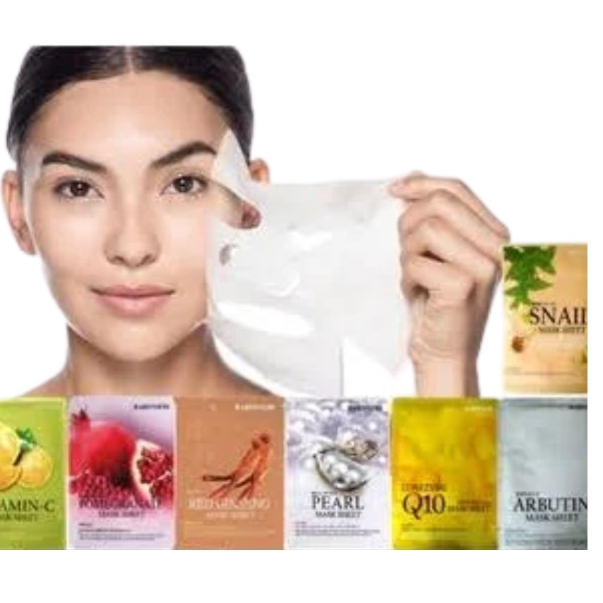 Máscara Facial Coreana Baroness Mask Sheet | Shopee Brasil