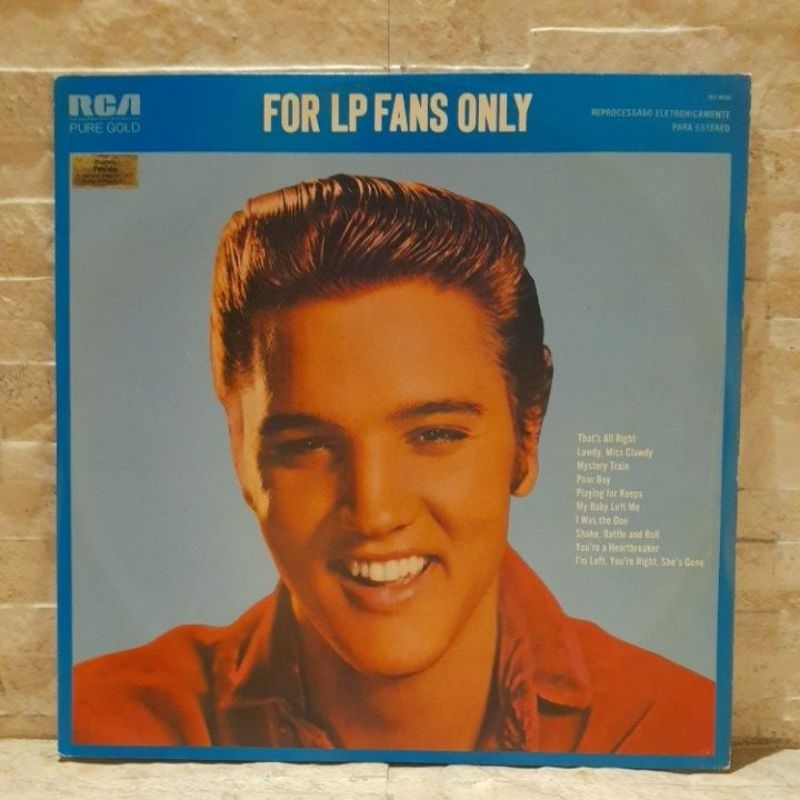 Vinil Lp Elvis Presley - For Lp Fans Only | Shopee Brasil