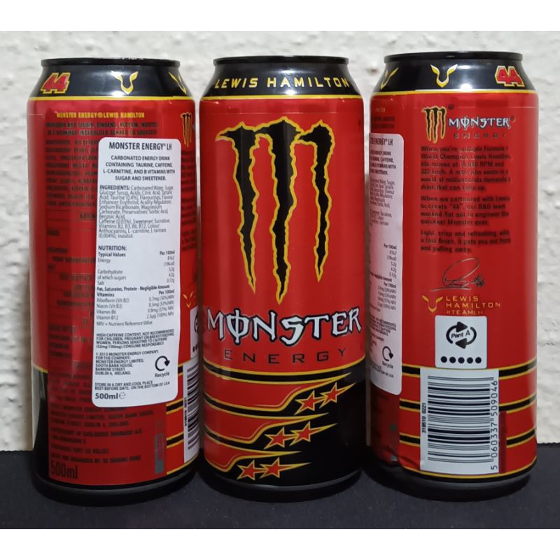 Monster Energy Lewis Hamilton 6 Estrelas 500ml | Shopee Brasil