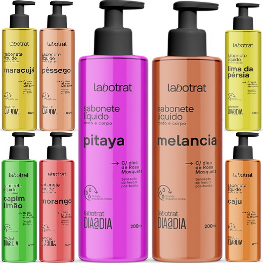Labotrat Sabonete Líquido Para Rosto e Corpo 190ml | Shopee Brasil