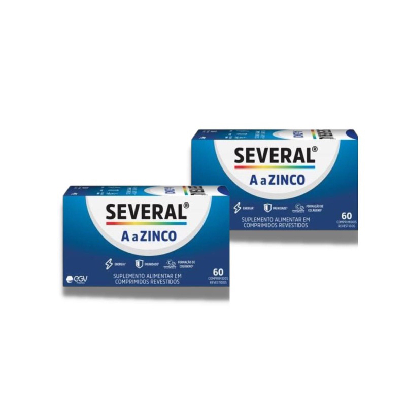 Kit 2x Polivitaminico AZ 60 capsulas Several | Shopee Brasil