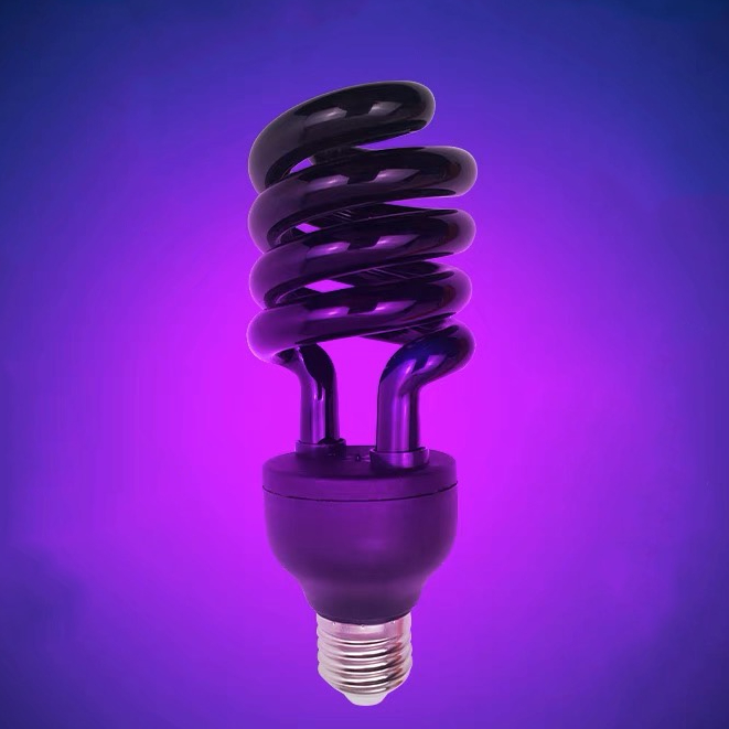 Luz Negra Neon Lâmpada Led Luz Negra para Festa Luz Neon Festa Ultravioleta Florescente Roxa ...