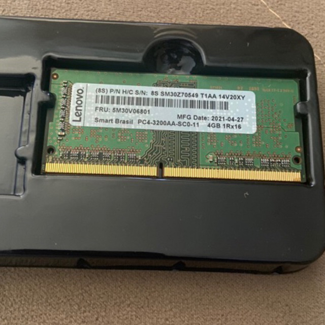 Memória Ram ddr4 4GB 3200 mhz original Lenovo (notebook) | Shopee Brasil