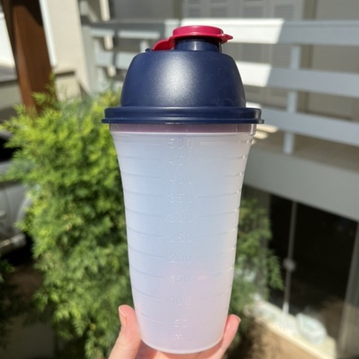 Quick Shake II 500ml Cor Azul Tupperware | Shopee Brasil