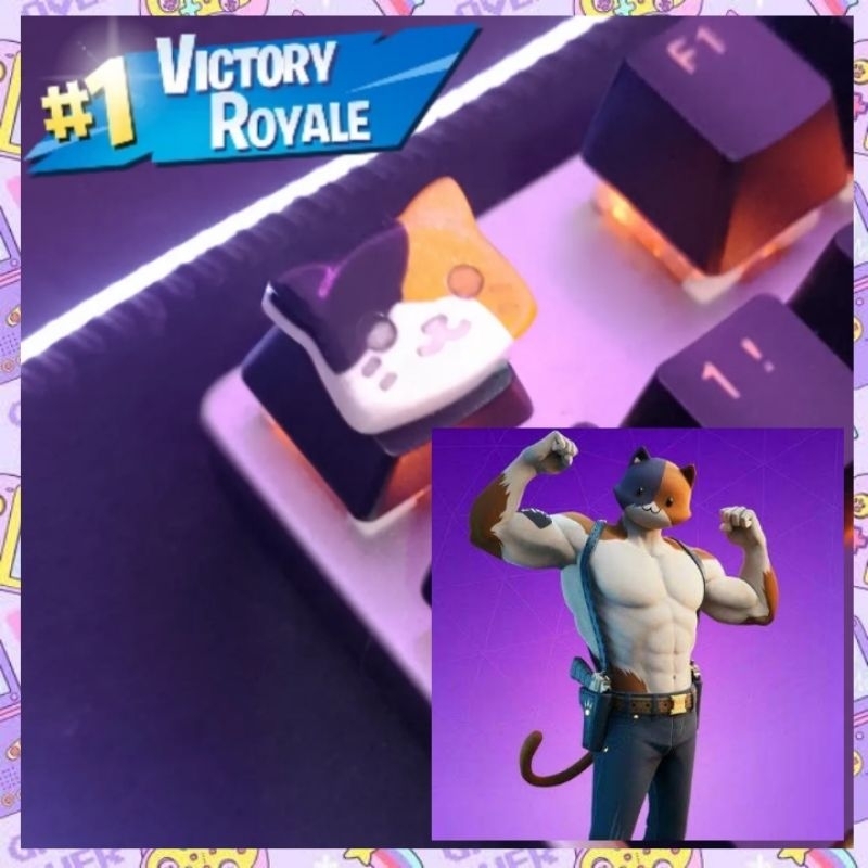 Keycap Maiúsculo Fortnite - para teclado mecanico | Shopee Brasil