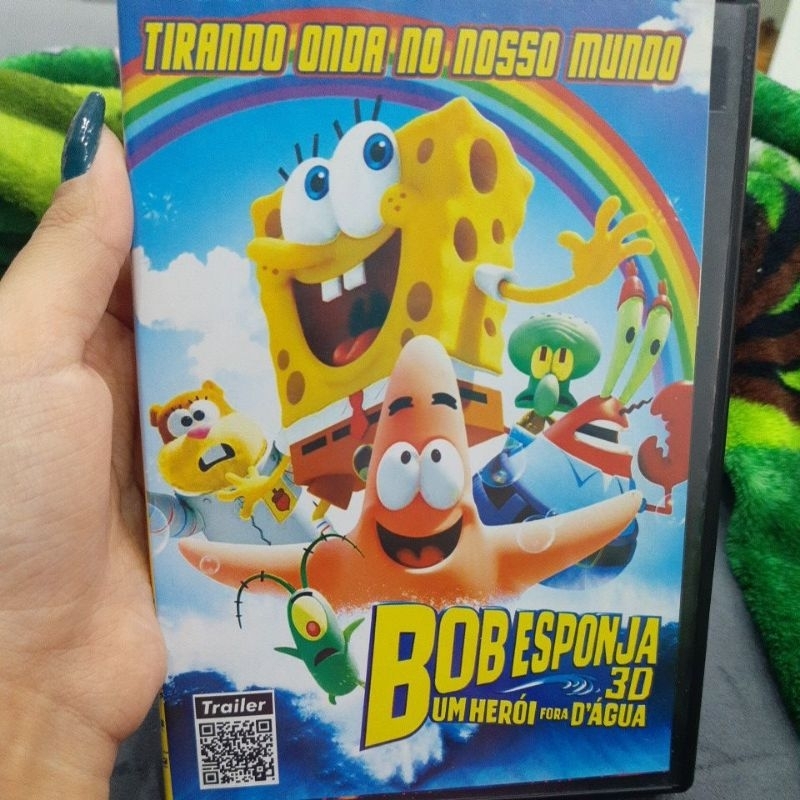 DVD Bob Esponja - Um herói fora d'água | Shopee Brasil