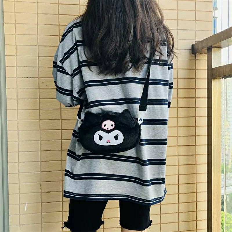 Bolsa lateral Sanrio Hello Kitty Kuromi my Melody kawaii core cottage ...