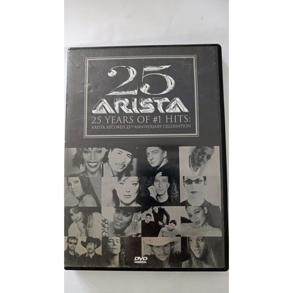 DVD arista 25 years of #1 hits | Shopee Brasil