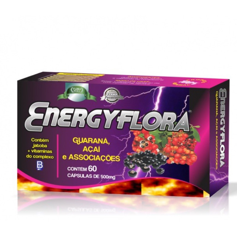 ENERGYFLORA 60 CÁPSULAS FLORA PURA favorece circulação sanguínea ...