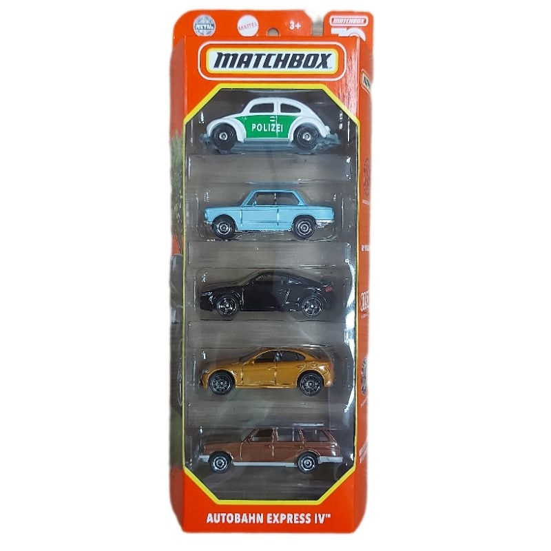 Pack 5 Autobahn Express IV Matchbox - HKY25 | Shopee Brasil