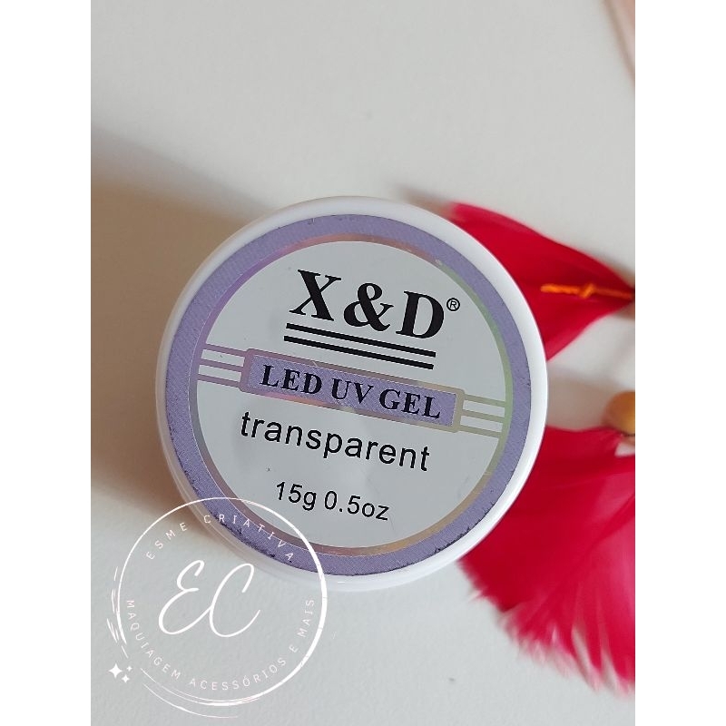 Gel X&D 15g para alongamento de unhas | Shopee Brasil