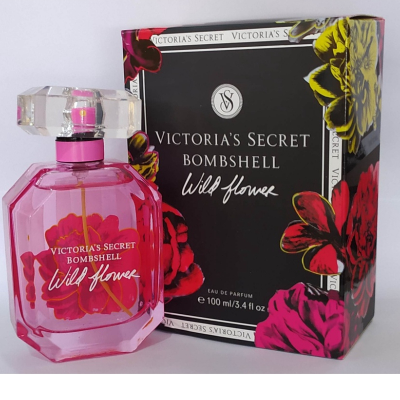 Victoria’s Secret BOMBSHELL Wild Flower perfume 100ml | Shopee Brasil