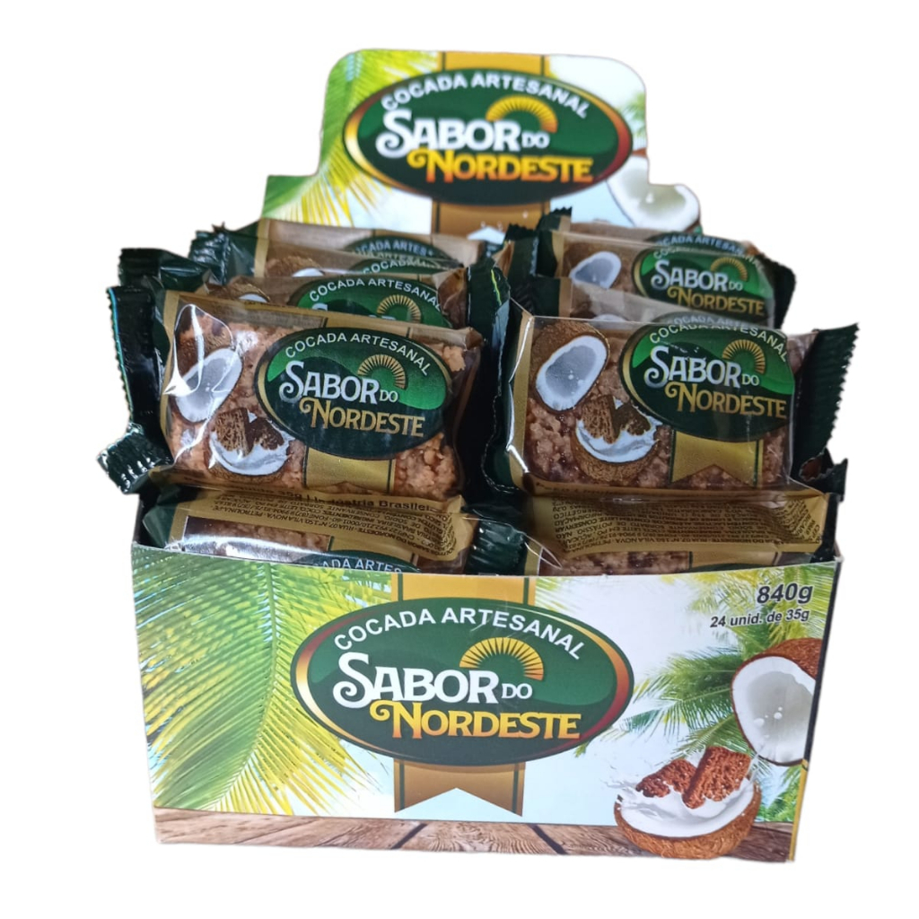 Cocada Recheada Sabor Do Nordeste Morena 24 Unidades | Shopee Brasil