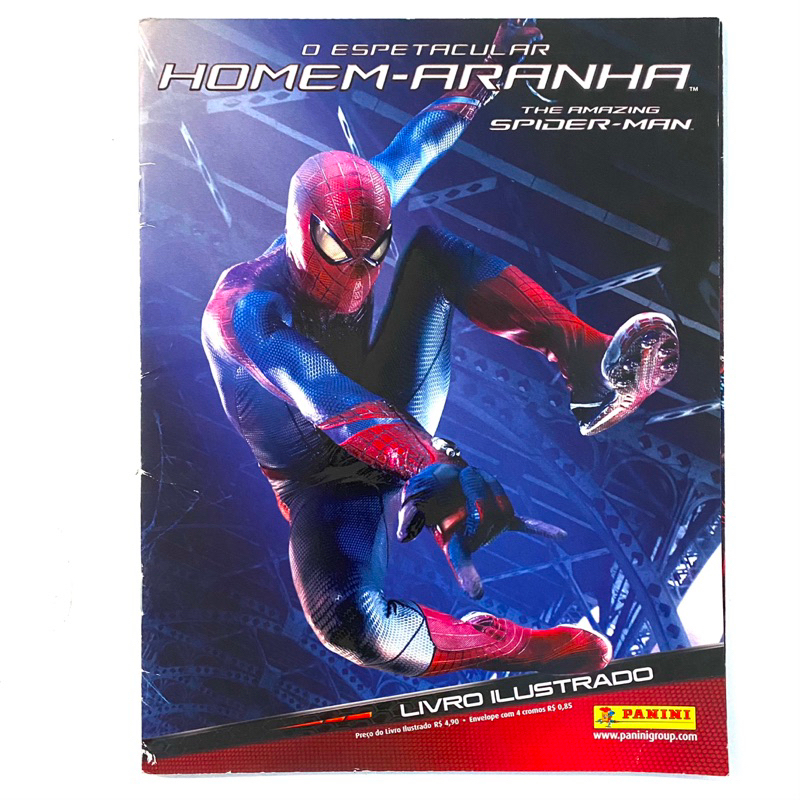 Álbum de Figurinhas - Livro Ilustrado O Espetacular Homem Aranha - The Amazing Spider Man ...