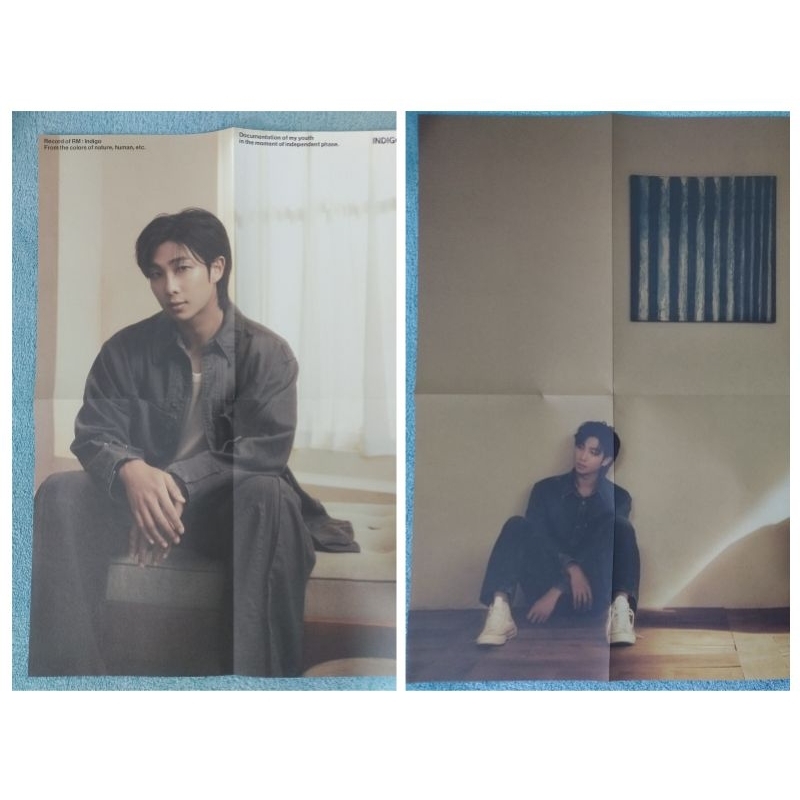 BTS RM Indigo Posters Oficiais (LEIA A DESCRIÇÃO) | Shopee Brasil