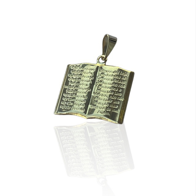 Pingente Salmo Banhado Ouro 18k - Sagrado Unissex | Shopee Brasil