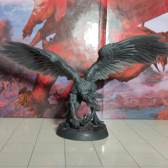 Miniatura Vrock RPG Corvo Humanoide Terror Kenku DeD BoardGames ...