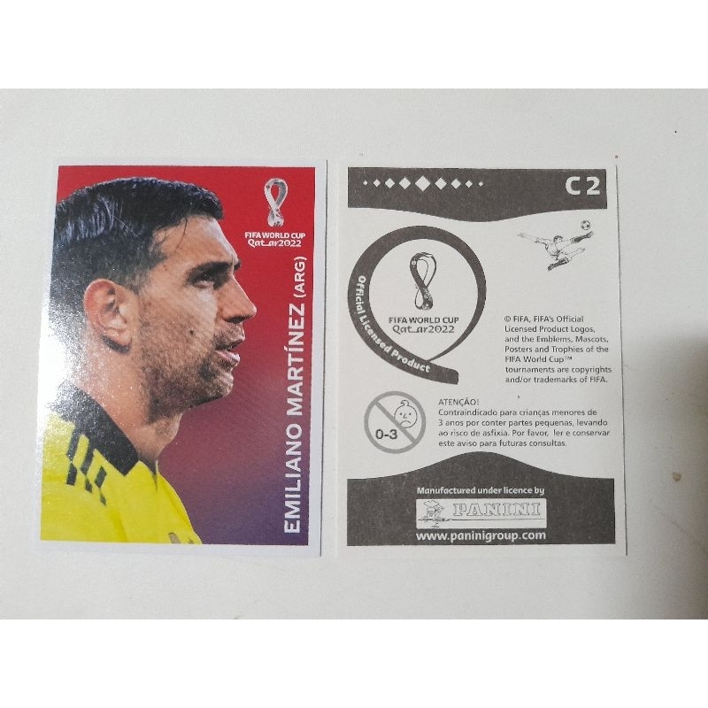 Figurinha Original Panini Coca cola Emiliano Martinez | Shopee Brasil