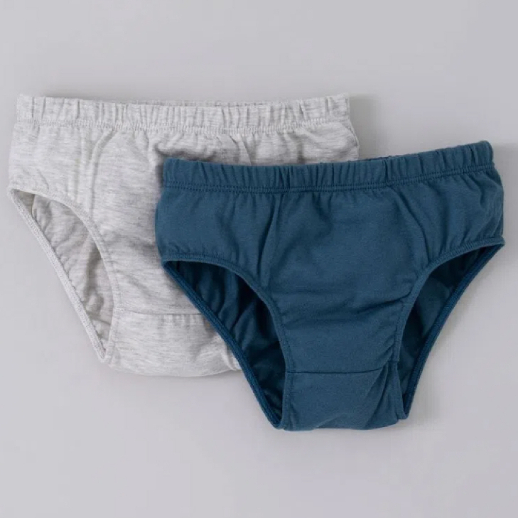 Cueca Infantil Slip kit 3 Menino Premium Algodão Acabamento 1 Linha ...