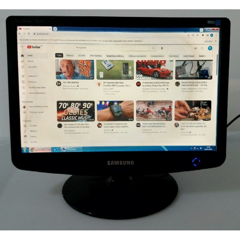 MONITOR 17 POLEGADAS COM MANCHA NA TELA | Shopee Brasil