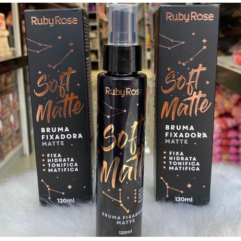 Bruma Fixadora Ruby Rose Soft Matte 120ml | Shopee Brasil