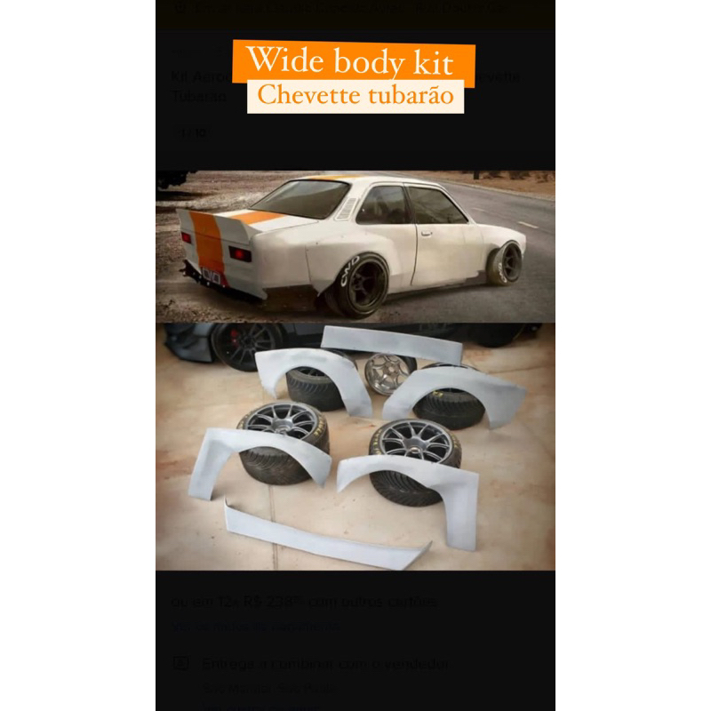 WIDE BODY KIT - Escorrega o Preço