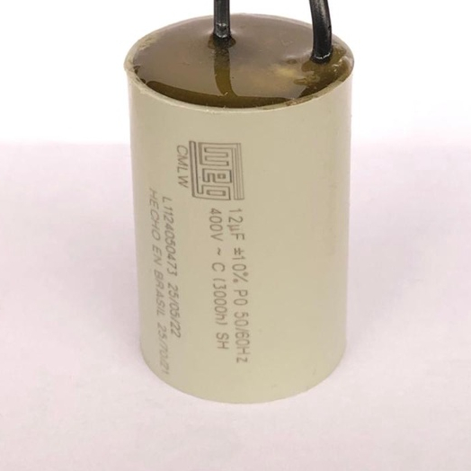 Capacitor De Partida 12uf 380/400vac 10% (3000h) 35x50 | Shopee Brasil
