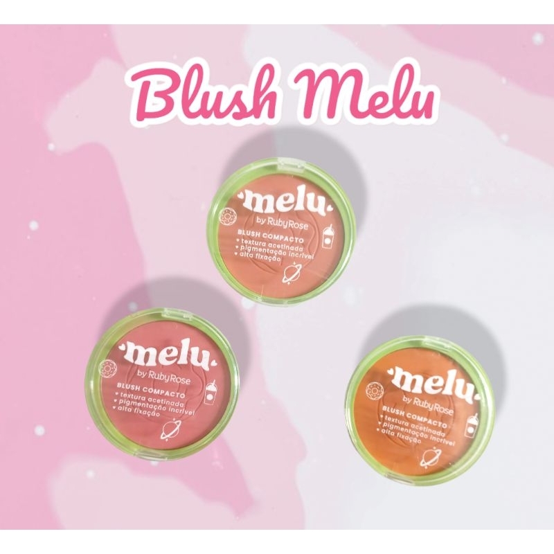Blush Compacto Melu- Ruby Rose | Shopee Brasil