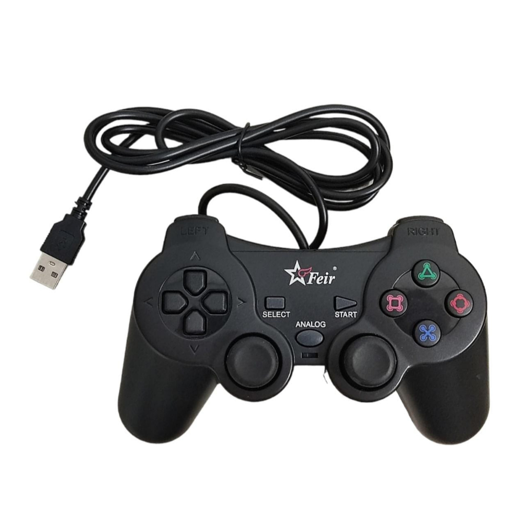 Controle Usb Analógico P/ Pc Ps3 Game Box Feir Novo | Shopee Brasil