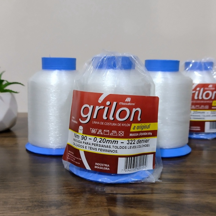 LINHA GRILON 0,20MM, LINHA DE NYLON, LINHA DE POLIAMIDA, Linha para ...