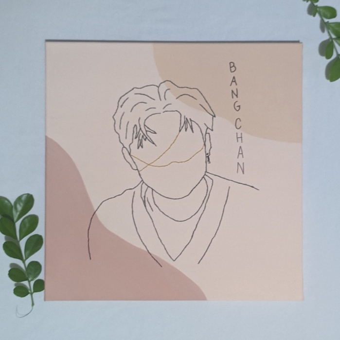 Quadro Personalizado Artesanal Kpop Bang Chan Stray Kids God's Menu ...