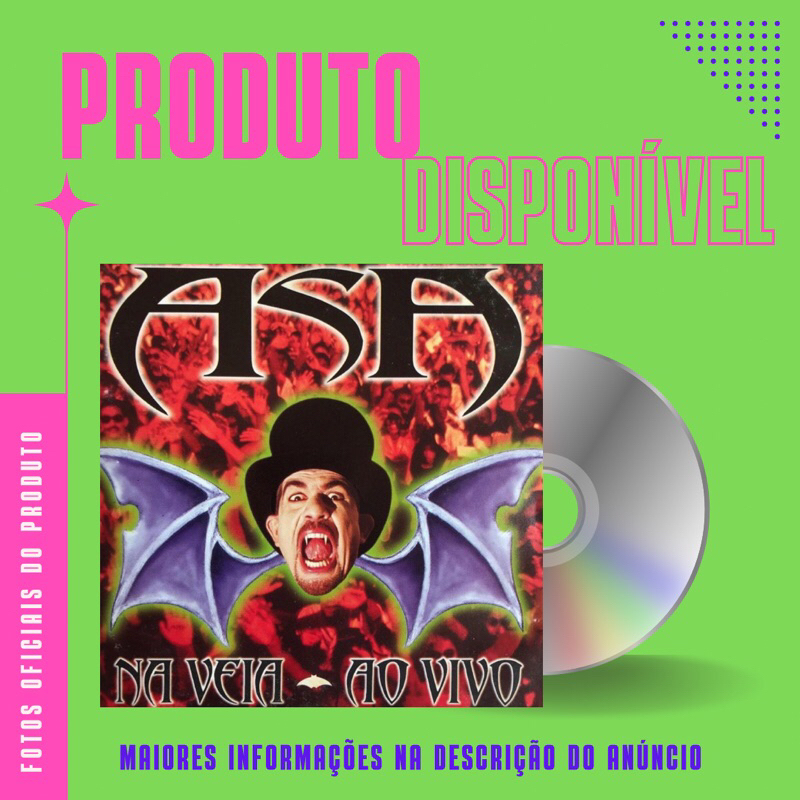 CD ASA DE ÁGUIA - NA VEIA AO VIVO | Shopee Brasil