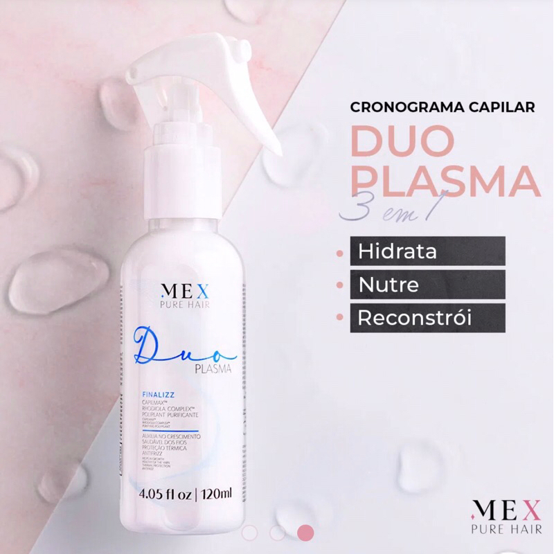 DUO PLASMA FINALIZZ - 120ML - CRONOGRAMA CAPILAR 3 EM 1 | Shopee Brasil