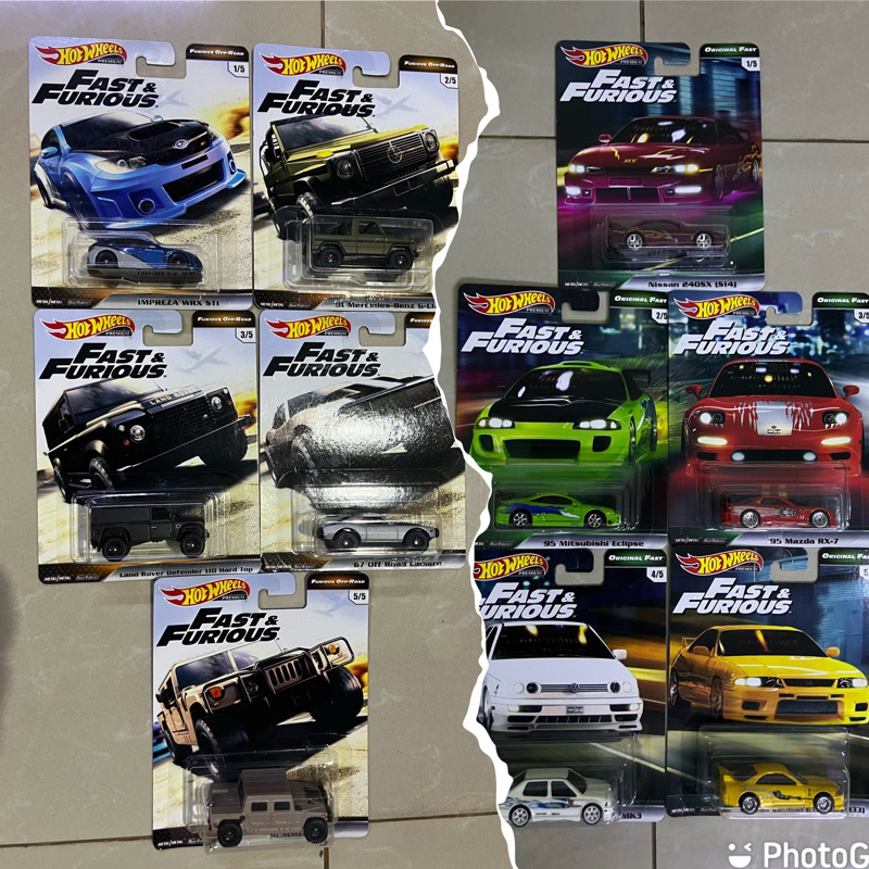 Velozes e furiosos - fast and furious - set | Shopee Brasil