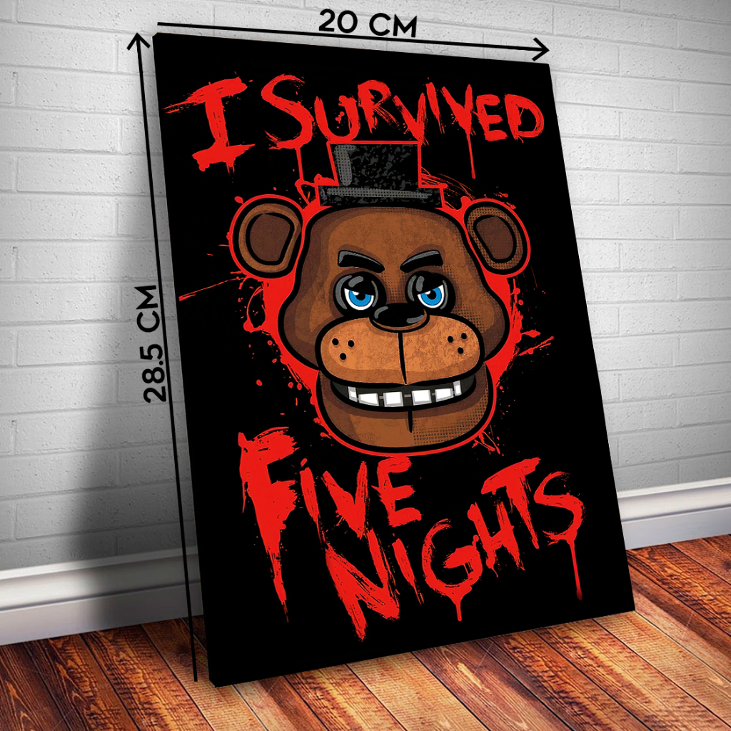 FIVE NIGHTS AT FREDDY'S | Placas Decorativas | Quadros Decorativos ...