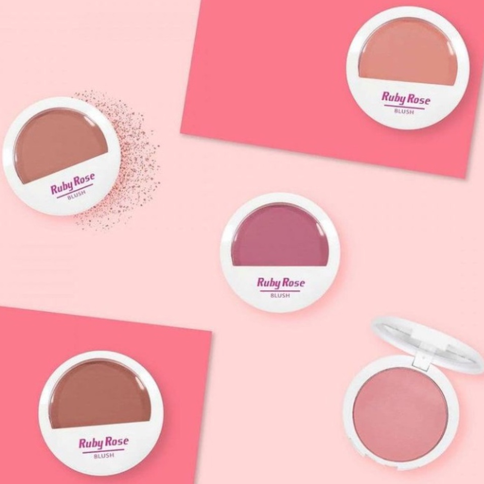 Blush Ruby Rose HB6104 Maquiagem Rosto | Shopee Brasil
