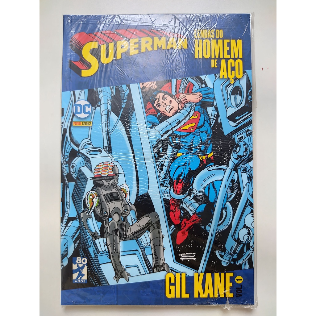 HQ LENDAS DO HOMEM DE AÇO SUPERMAN - GIL KANE VOL. 1 | Shopee Brasil