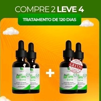 4 frasco Slim Gotas original | Shopee Brasil