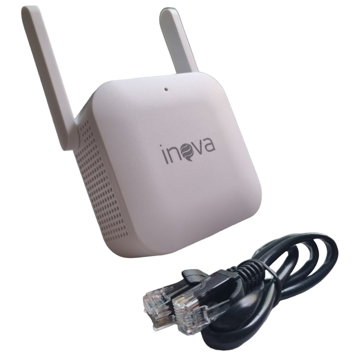 Repetidor de Sinal Wifi 2 Antenas Embutidas AP Sem Fio Inova ROU-6334 | Shopee Brasil