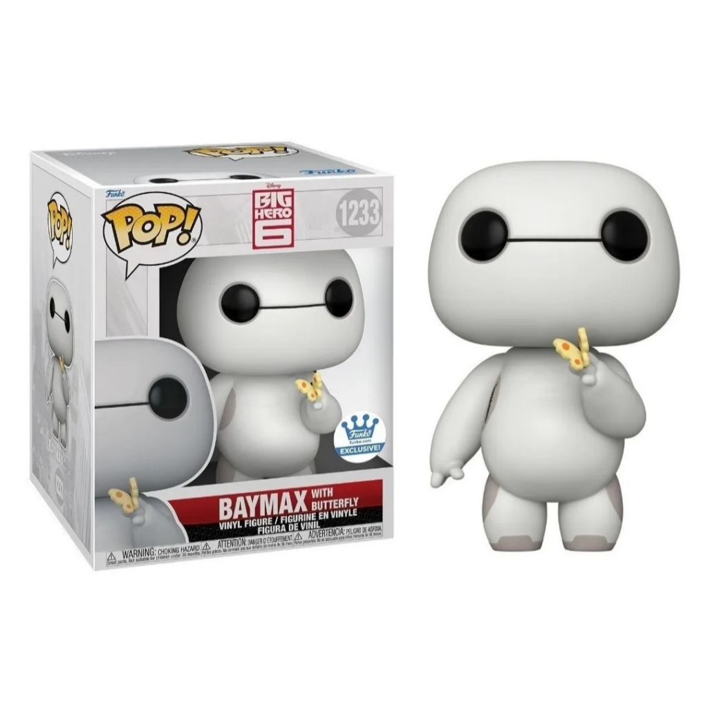 Funko Pop! 6" Baymax with Butterfly - Big Hero 6 #1233 | Shopee Brasil