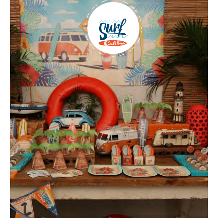 KIT FESTA SURF | Shopee Brasil