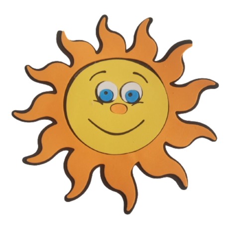 FIGURA DE SOL EM EVA PARA PAINEL | Shopee Brasil