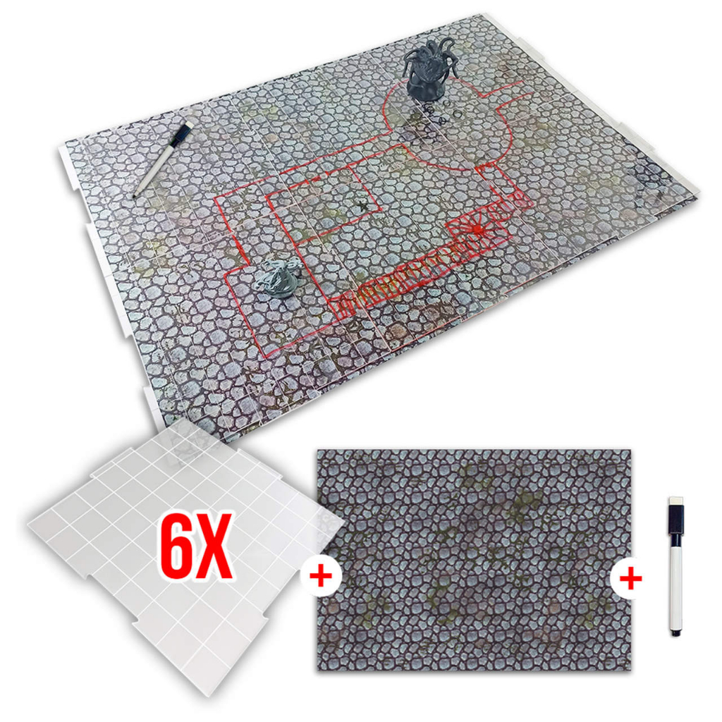 Grid de Batalha Transparente 6 Placas - RPG | Shopee Brasil