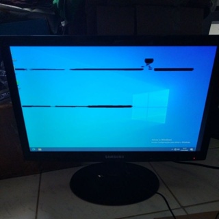 (DETALHE) Monitor 18,5" Samsung S19C301F LED 1366 x 768 LCD PC VGA | Shopee Brasil
