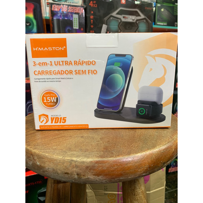 CARREGADOR 3 em 1 SEM FIO | Shopee Brasil CARREGADOR 3 em 1 SEM FIO | Shopee Brasil