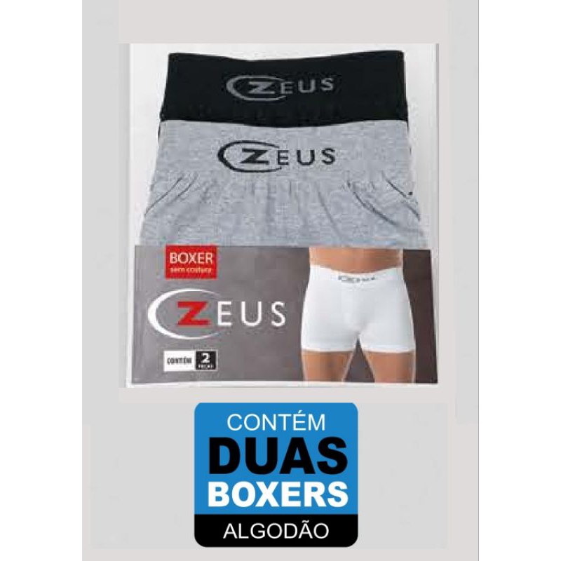kit 2 Cuecas Boxers Zeus DeMillus 290028 | Shopee Brasil