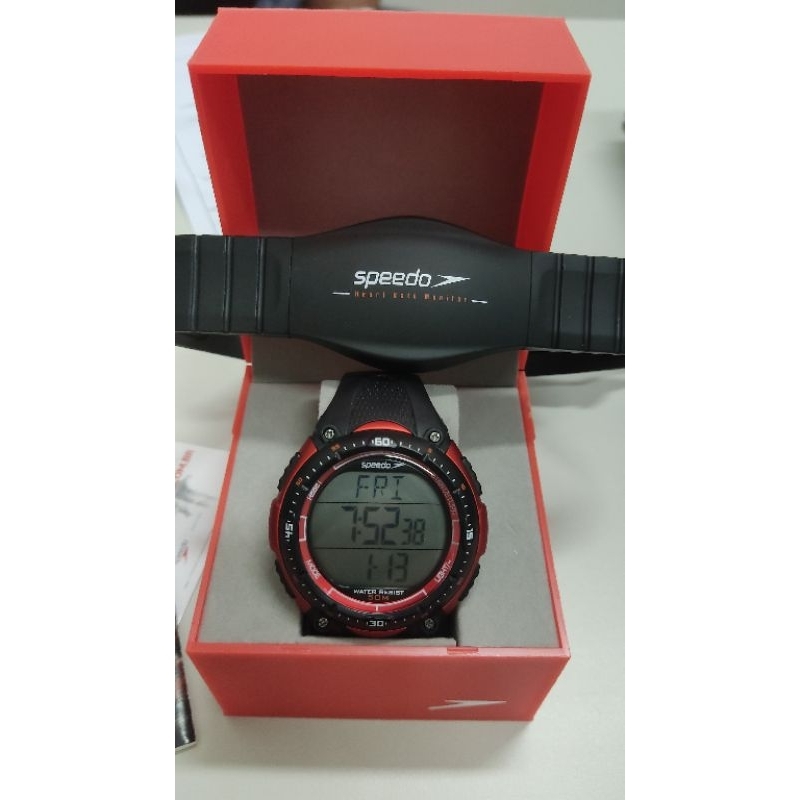 Relógio Speedo Digital Monitor Cardíaco Frequêncimetro | Shopee Brasil